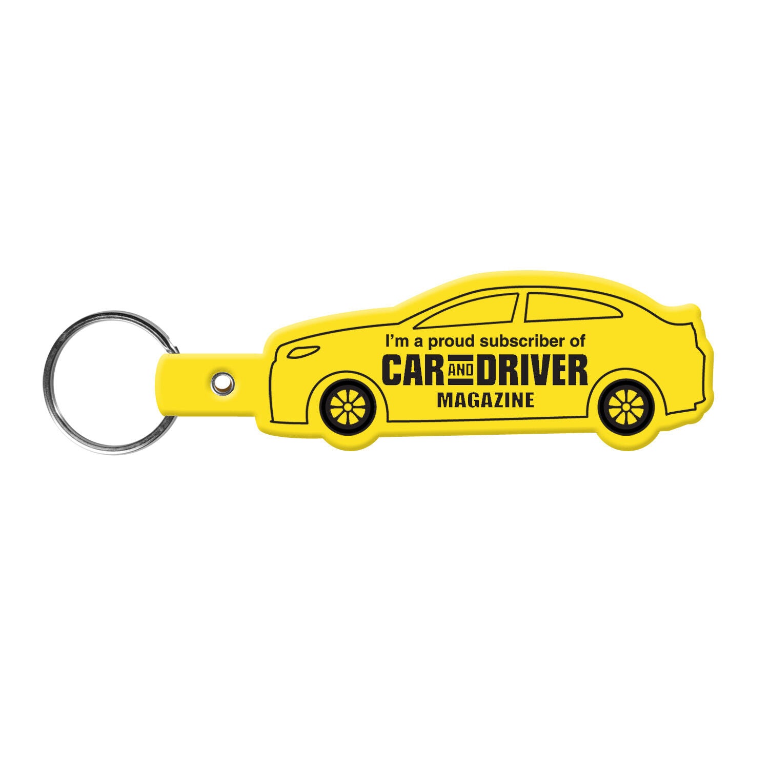 Personalized Car Shaped Flexible Key Tags Printed on Car Key Chains