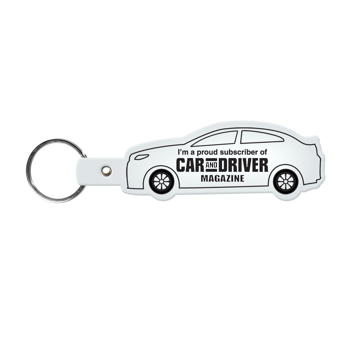 Personalized Car Shaped Flexible Key Tags Printed on Car Key Chains